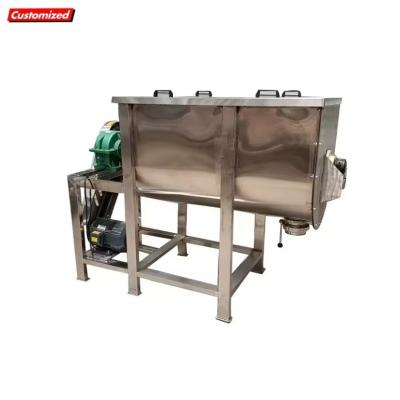 Κίνα 300Kg SUS304 Φαρμακείο τροφίμων Οριζόντιο μικτήρα ταινίας Χημικές εφαρμογές Μηχανή ανάμειξης σκόνης προς πώληση