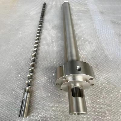 China Tornillo y cilindro individuales de alta calidad personalizados / Tornillo de cilindro de inyección para piezas de maquinaria de máquinas de moldeo por inyección de China en venta