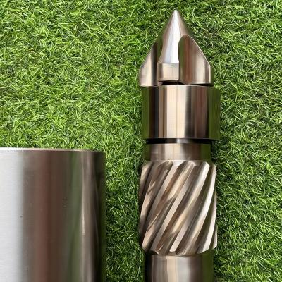 China Tornillo y cilindro individuales de alta calidad personalizados / Tornillo de cilindro de inyección para piezas de maquinaria de máquinas de moldeo por inyección de China en venta