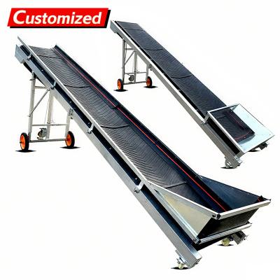 China 20ft Mobile Belt Conveyor System 1.1KW Motor for Construction Waste zu verkaufen
