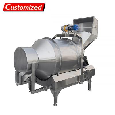 China Custom Automatic Tea & Powder Blending Machine | Industrial Drum Mixer for Flavoring & Leaves for sale