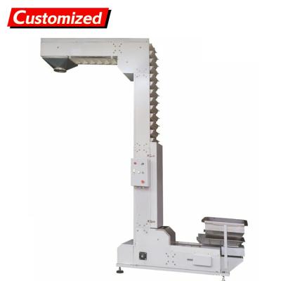 China Customized factory SUS304 Stainless Steel Vertical Z Type Bucket Elevator Lifting Hoisting Conveyor Manufacturer for Building Material Shops, Machinery Repair Shops, Manufacturing Plant for sale