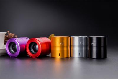 Cina mini altoparlante del bluetooth di caso di alluminio antiurto con i bordi di 360 gradi - suono in vendita