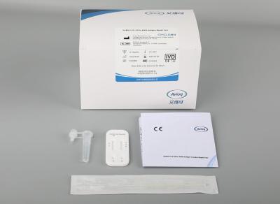China Medical Antigen Self Test Cassette Flu A/B Lateral Flow Rapid Diagnostic Test Kit Antigen Rapid Home Test Kit for sale