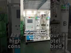 Plateau diffusion oxygen generator