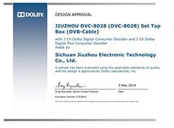 DOLBY certification - Cabsat industrial limited