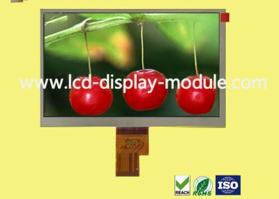 中国 7 インチ 40 ピン LVDS インターフェイス HD TFT LCD 表示モジュール WSVGA 1024*600 ピクセル 販売のため