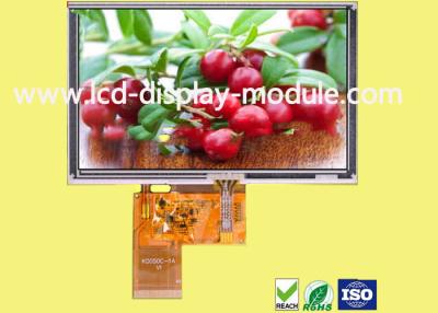 China WVGA 800*480 5 de Aanrakingscomité van TFT van de Duimweerstand LCD 12 LEIDENE Helderheid 320 cd/m2 Te koop