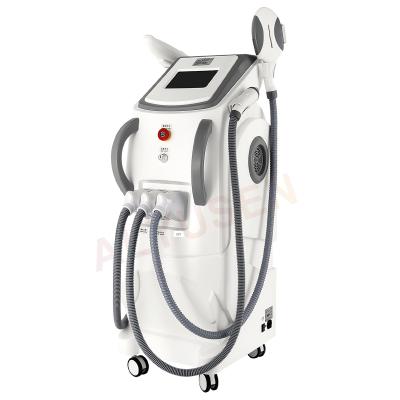 중국 뜨거운 판매 3 in 1 E-light IPL OPT RF ND YAG 레이저 문신 제거 헤어 제거 기계 판매용