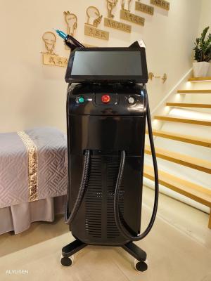 China Soprano Two In One Laser Hair Removal Instrument Nd Yag Laser Machine With 60 Million Light Outputs For Skin for sale