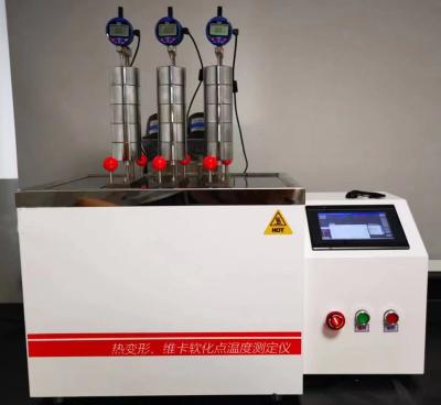 China Máquina de prueba termal práctica del Hdt Vicat de la deformación por el control informático en venta