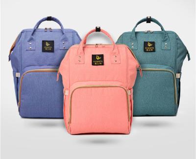 Cina Borse rosa impermeabili del pannolino del bambino, zaino cambiante del bambino della mummia con il pendente dell'hardware in vendita