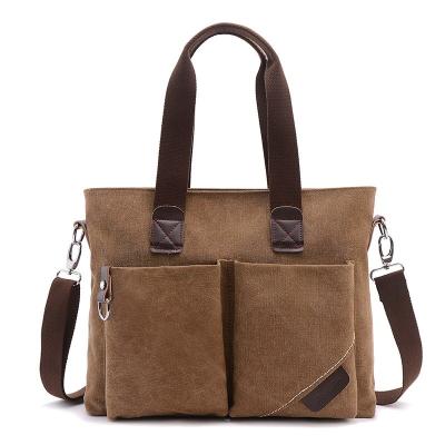 Cina Borsa a tracolla trasversale obliqua del retro computer portatile maschio di affari con 2 tasche anteriori in vendita