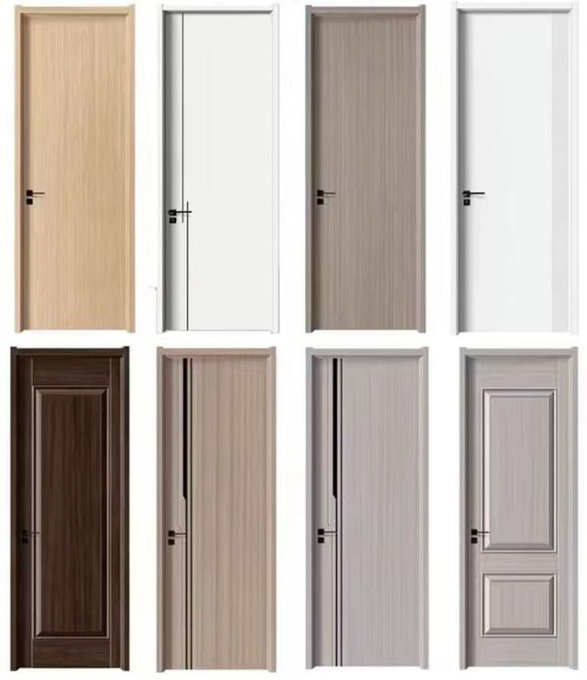 High-quality MDF interior door with laminate surface for residential projects