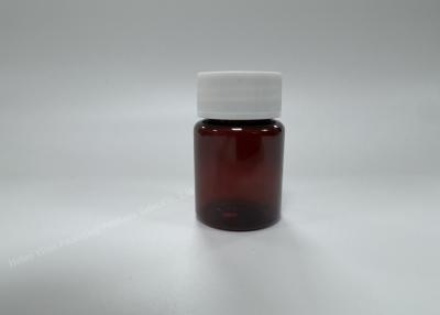 China 1oz 30ml Capacity Plastic Prescription Bottles Wheel Polishing Neck for sale