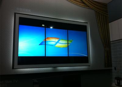 Cina parete di 46inch HD LED costruita nell'esposizione verticale 500nits per la Banca in vendita