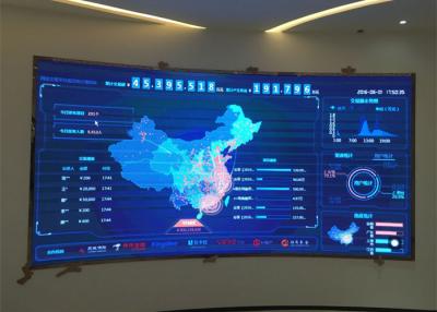 Cina Esposizione di LED dell'interno di alta risoluzione eccellente di Meanwell P4 RGB senza deformazione in vendita