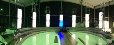 Cina Video sistema del fondo dello studio della parete di radiodiffusione a 42 pollici del LED con RS-232 in vendita