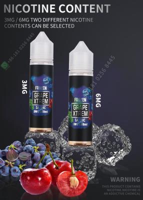 Chine jus liquide de haute qualité de Vape de sel de nicotine de Vape d'E-jus du l'E-liquide 60ml pour le stylo de Vape à vendre