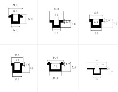 Китай Таможня конструировала профили совершенно структурного канала формы u латунные продается