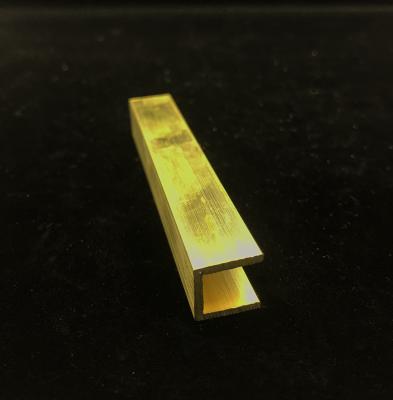 Китай запас канала 15mm x 15mm x 2mm латунный u для различных размеров u продается
