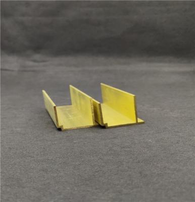 Китай Медные размеры канала c для разделов оконной рамы качественных латунных продается