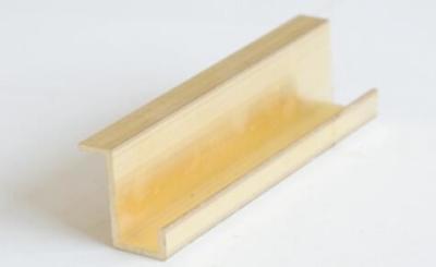 中国 Rustproof Brass L Shape Profiles Special Copper-L Sections For Window Frame 販売のため