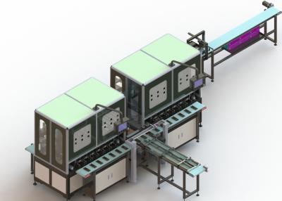 Cina 15PPM litio Ion Battery Assembly Line, pressa di stampaggio fredda calda della doppia stazione in vendita