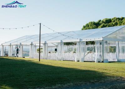Cina Chiara tenda del partito della tenda foranea delle pareti e della copertura trasparente per nozze all'aperto in vendita