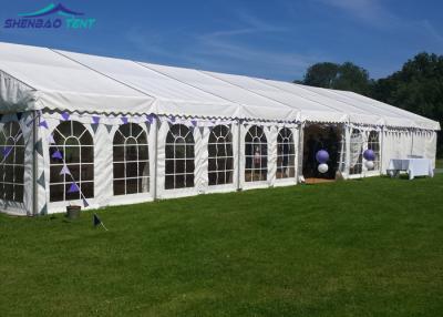 Cina Tenda foranea di lusso impermeabile bianca della festa nuziale del PVC con i condizionatori d'aria 15m x 40m in vendita