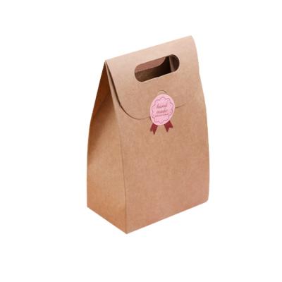 Cina la mano su ordinazione di logo dei sacchi di carta dei produttori ha finito l'imballaggio alimentare della borsa della carta kraft di 6 x 11 incs 10*10 10 con i semi di fiore in vendita