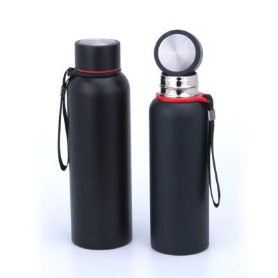 Cina Disegnatore 700ml Acciaio inossidabile Bottella sportiva a vuoto Bottiglia d'acqua con maniglia in vendita