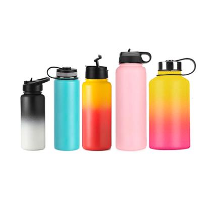 China Sport Vacuum Flask Tumbler Verschillende deksel Draagbare Geïsoleerde Promotionele roestvrijstalen waterfles Te koop