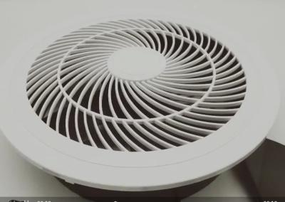 중국 맞춤형 질량 200mm 250mm 벽 장착 LED 라이트와 천장 배기가스 팬 OEM / ODM 제작 판매용