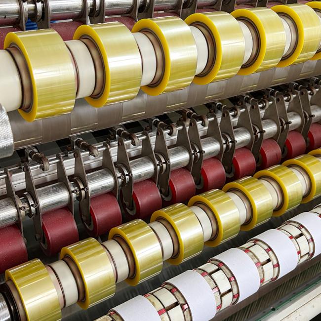 BOPP packing tape close-up detail