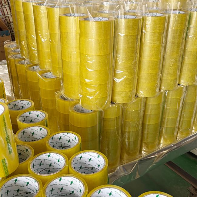 BOPP sealing tape close-up detail