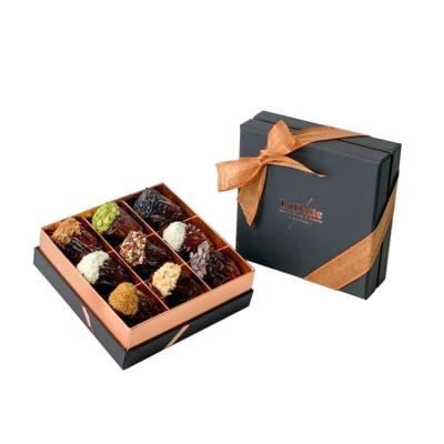 Cina Custom Premium Luxury 2 Pieces Ramadan Dates Chocolate Packaging Scatole regalo in vendita