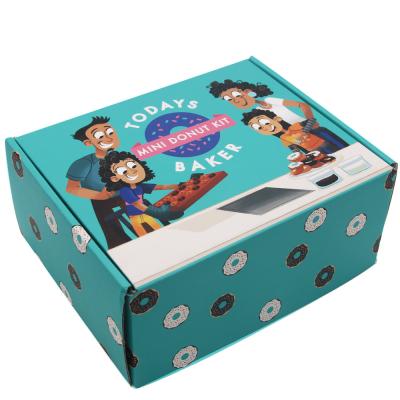 中国 オーダーメイド印刷 ドーナツパッケージボックス ドーナツ紙箱 ロゴ付きパッケージ 販売のため