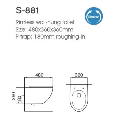 중국 세라믹 숨겨진 Cistern Wall Hang Toilet Rimless Suspension Floating For Bathroom 세라믹 숨겨진 Cistern Wall Hang Toilet Rimless Suspension Floating For Bathroom 화장실용 잠수실용 잠수실용 판매용