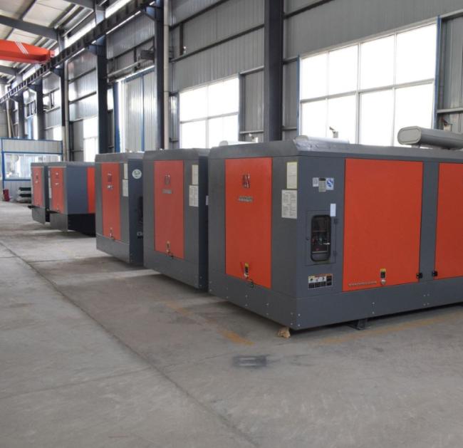 ISO Drilling Air Compressor in operation at industrial site