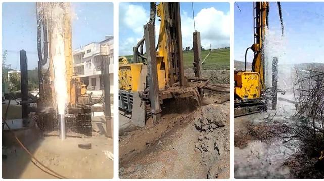 Multipurpose Crawler Diesel Powered Air Drilling Rig - Detailed components