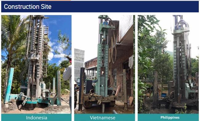 Multifunction Portable 300m Air Water-Well Drilling Rig - Side view