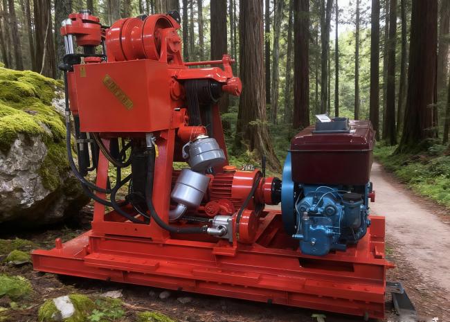 XY-1 Portable Rock Drilling Machine side view