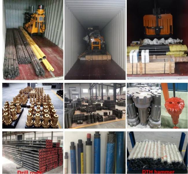 Multipurpose Crawler Diesel Powered Air Drilling Rig - Drilling mechanism
