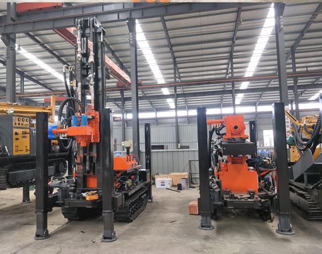 Multifunction Portable 300m Air Water-Well Drilling Rig - Control panel