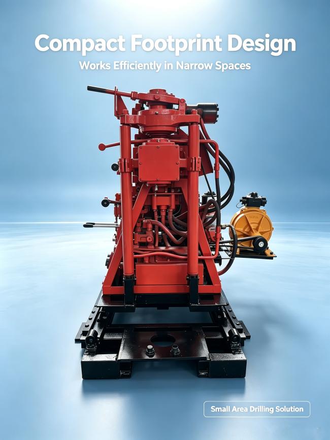 ST 50 Hydraulic Borewell Machine side view