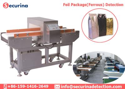 Cina Metal detectori su misura di trasformazione dei prodotti alimentari della cinghia 304 ss per l'ispezione ferrosa in vendita