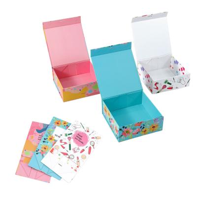 China CMYK Pantone Colour Printing Folders Box with Ribbon Luxury Magnetic Closure Gift Box for sale