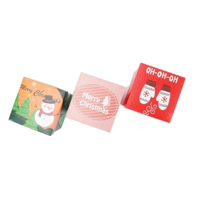 중국 주문 적색 크리스마스 장식 초콜릿 사탕 선물 포장 상자 크리스마스 선물 판매용
