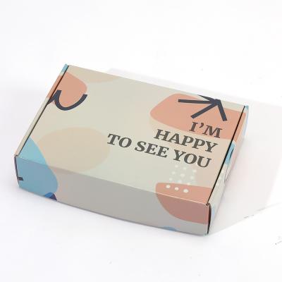 China 8x4x4 Color Printing Corrugated Cardboard Shipping Boxes Folders Mailing Mailer Box for sale